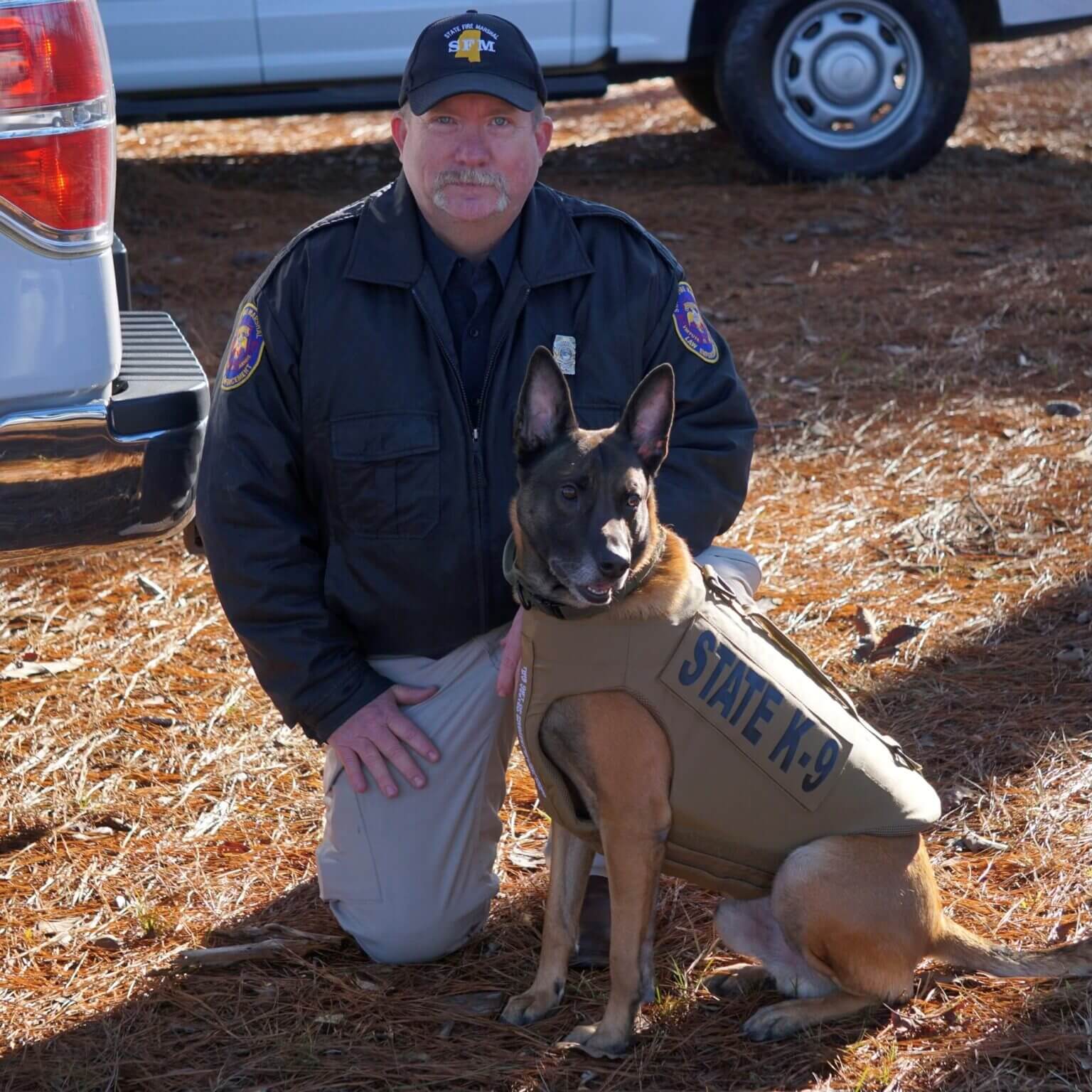 Mississippi State Fire Marshals Office K9s Receive Body Armor