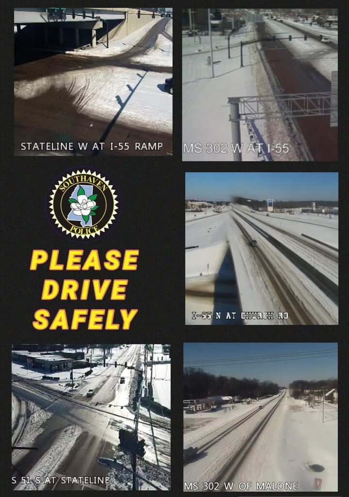 Sun melts ice on some Southaven roadways; many streets remain icy ...