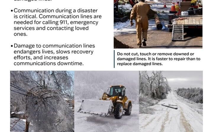Advisory warns against cutting downed communication lines | Mississippi ...