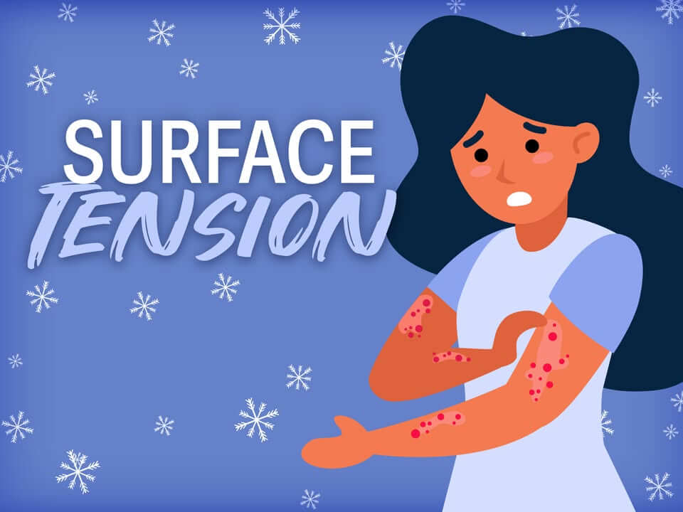 Cold, dry winter air can cause skin problems, especially with age ...