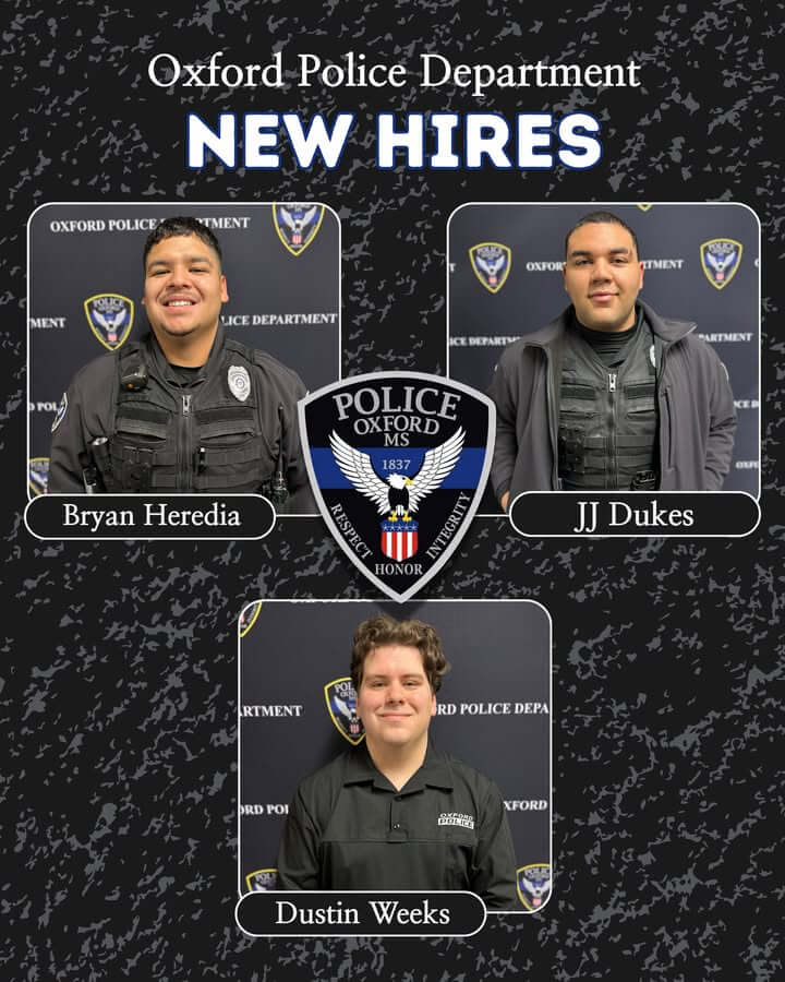 Oxford Police Department adds three officers to patrol, PACE unit ...