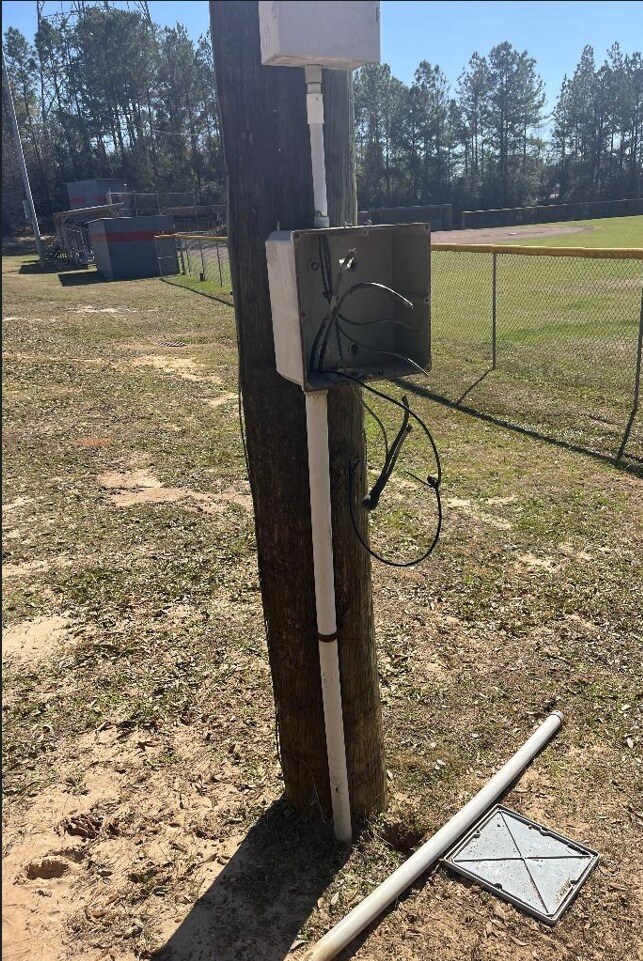 Harrison County seeks help after vandals strip copper from Saucier ball ...