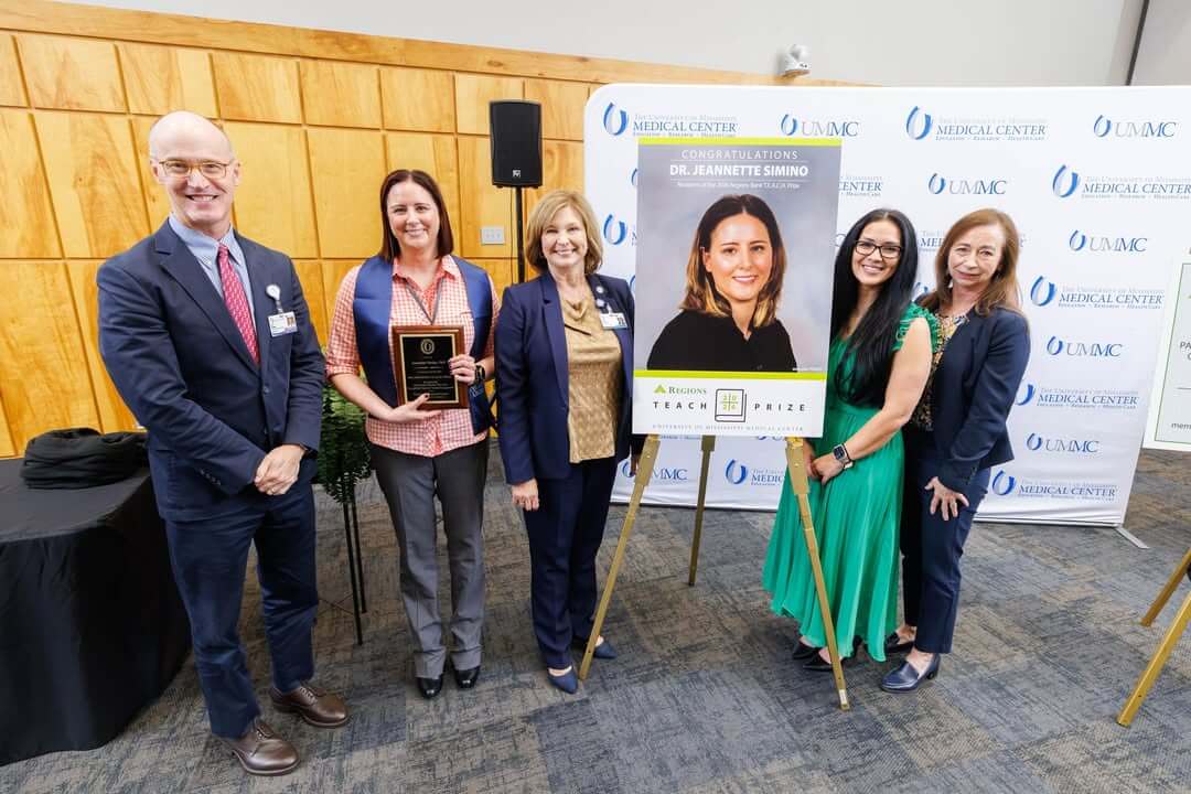 Simino wins Regions Bank TEACH Prize, donates $10,000 to department ...