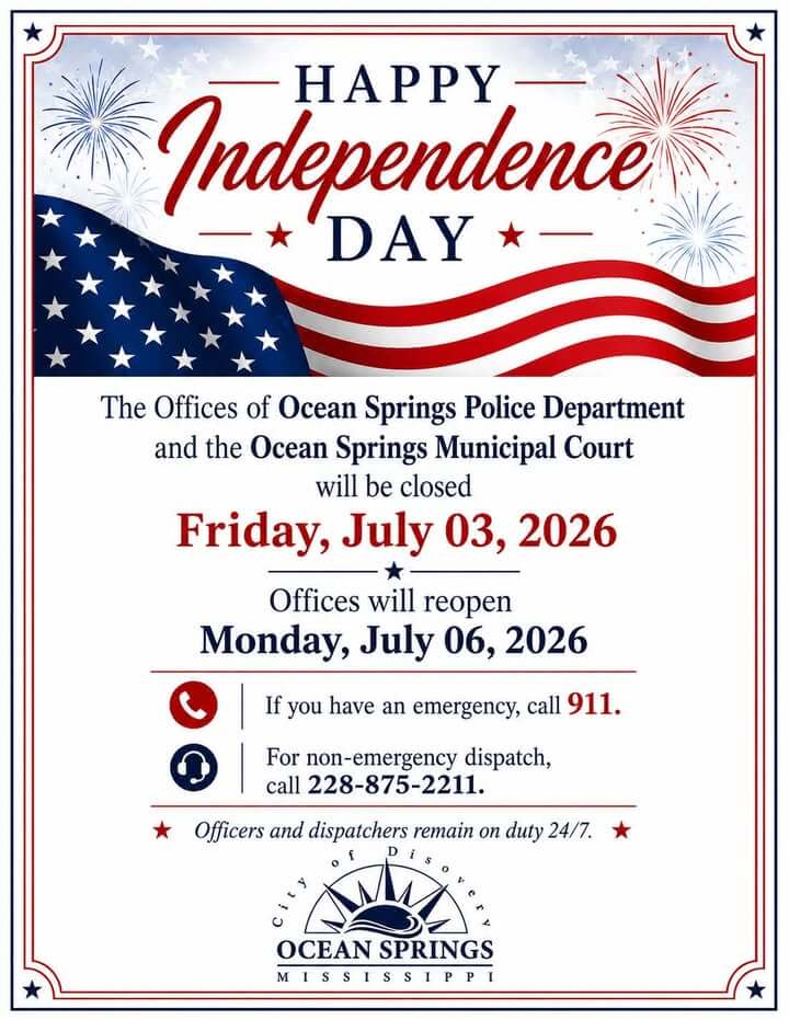 Ocean Springs police post message on Facebook | Mississippi News Group